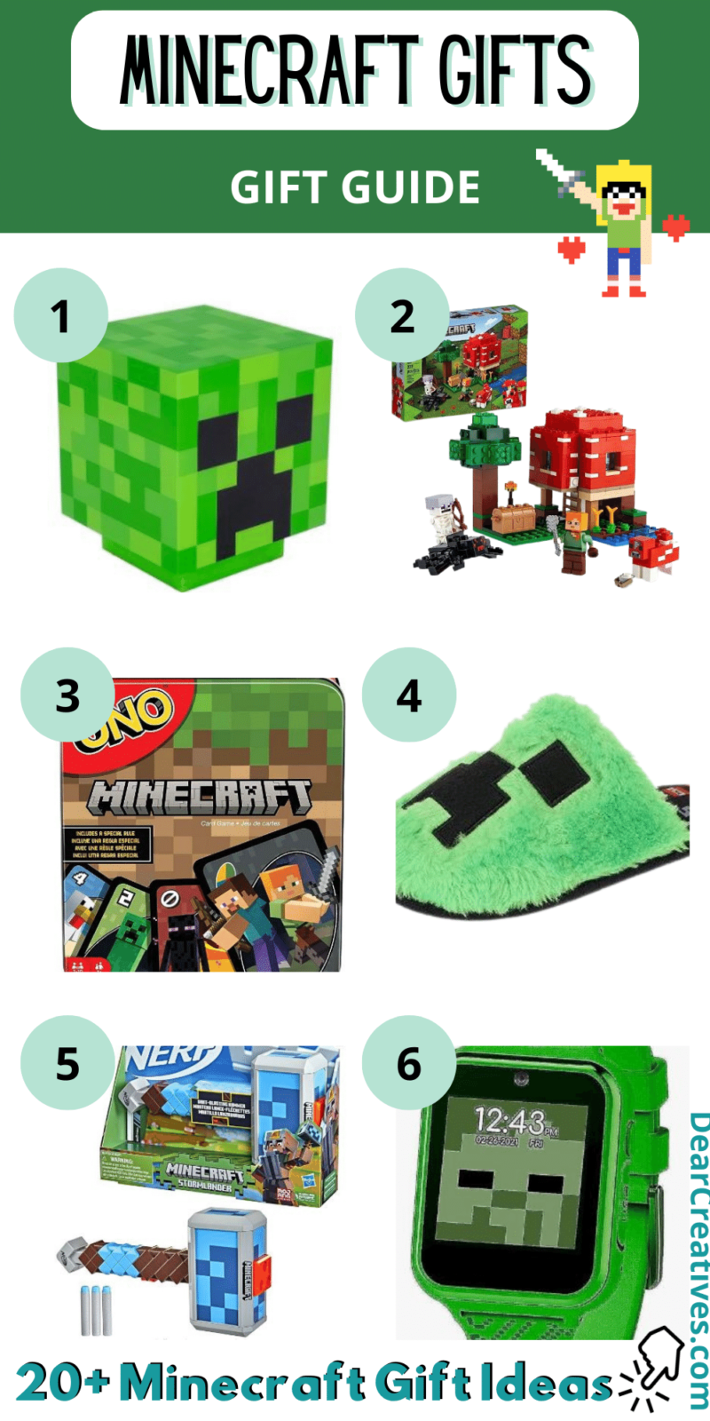 20+ Minecraft Gifts For Your Favorite Gamer! Dear Creatives