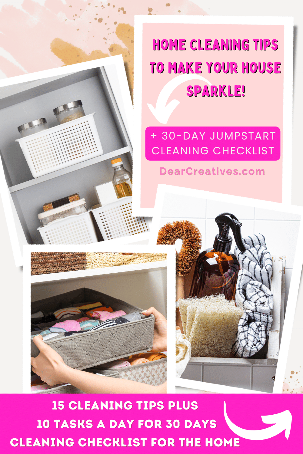 Home Cleaning Tips To Make Your Home Sparkle! Dear Creatives