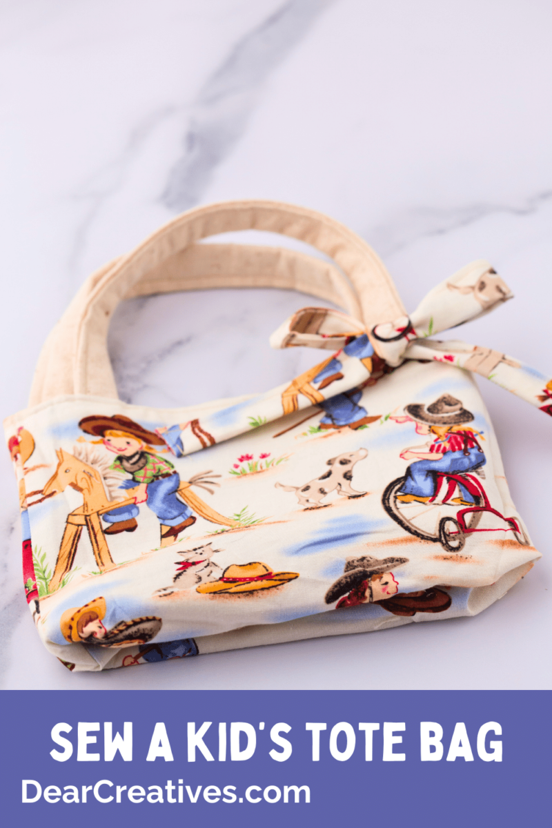 Tote Bag For Kids Sewing Pattern Dear Creatives