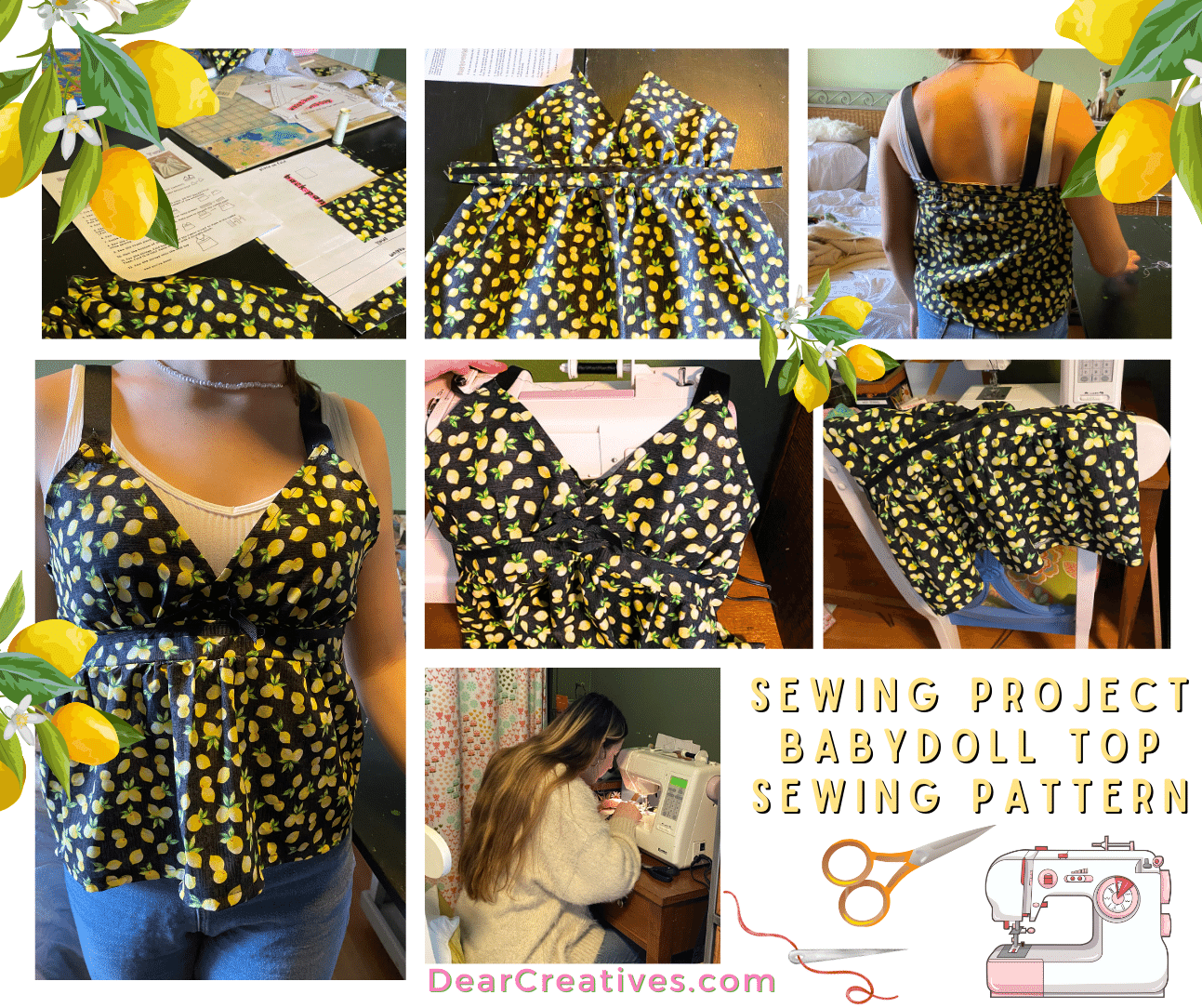 Babydoll Tank Top Sewing Patterns - Sewing Projects Spring/Summer Dear ...