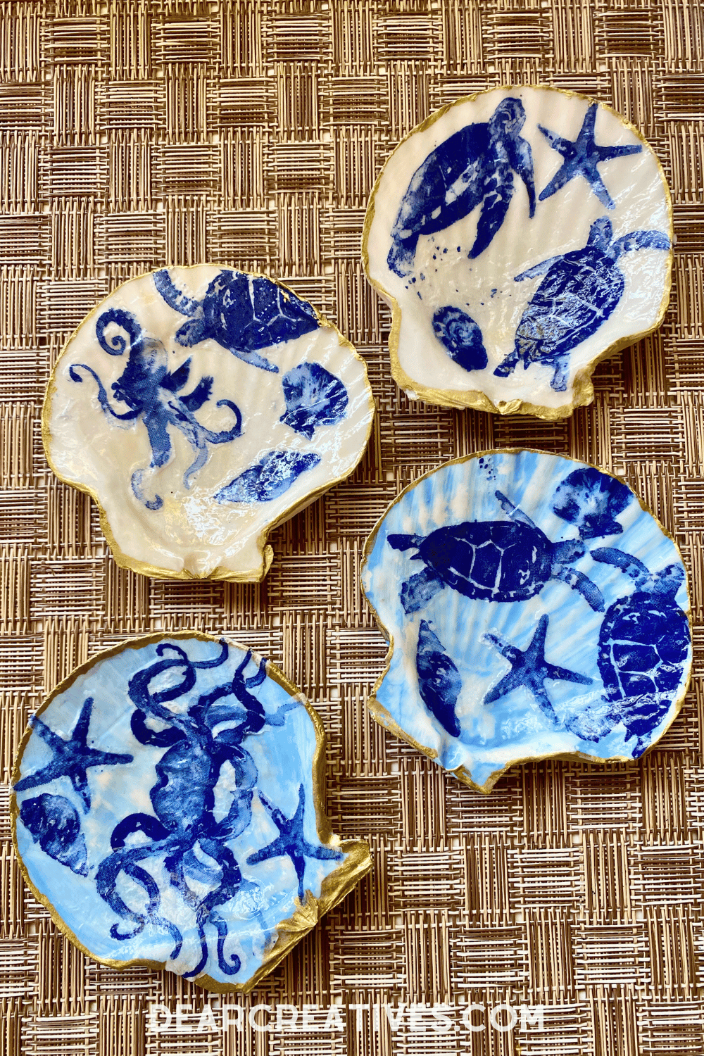 Beach Craft With Beachshells - Decoupage Craft With Seashells Dear ...