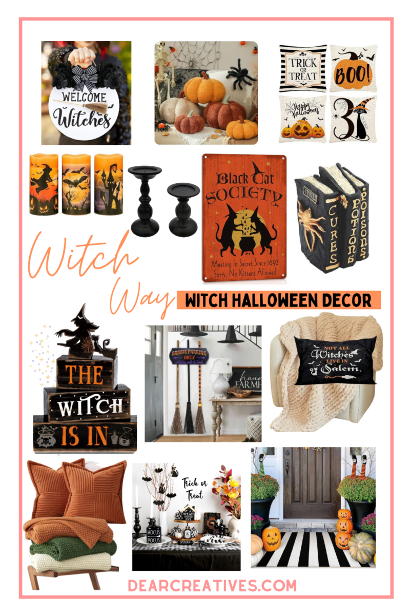 Witch Halloween Decorations 20 Witchy Ideas For Decorating! Dear Creatives