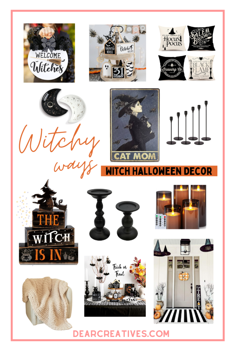 Witch Halloween Decorations 20 Witchy Ideas For Decorating! Dear Creatives