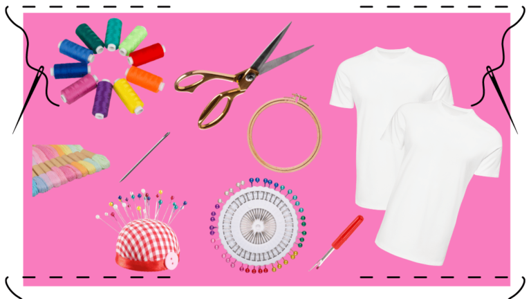 Applique Shirts - Hand Stitch Shirts DIY Craft Dear Creatives