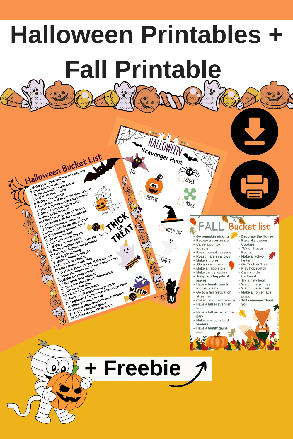 Fall Bucket List Family List - Ideas, Activities & Fall Printables Dear ...
