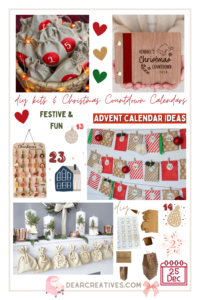 Advent Calendar Ideas Festive & Fun For All Ages! DIY, Buy... Dear ...
