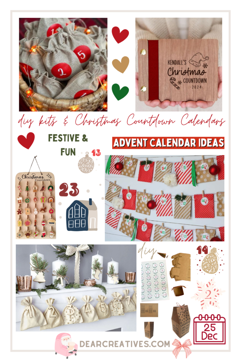 Advent Calendar Ideas Festive & Fun For All Ages! DIY, Buy... Dear ...