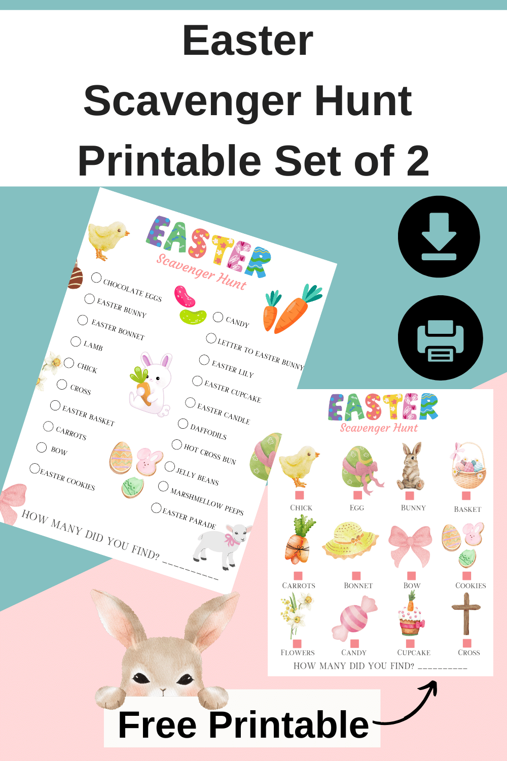 Easter Scavenger Hunt Printable: BOGO Deal & Spring Bundle! Dear Creatives