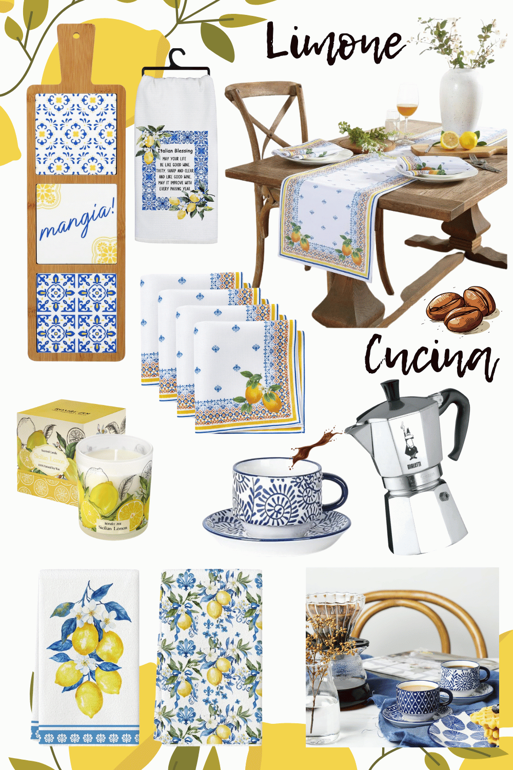 Italian Lemon Home Decor Freshly Squeezed Lemon Decor Ideas Dear Creatives