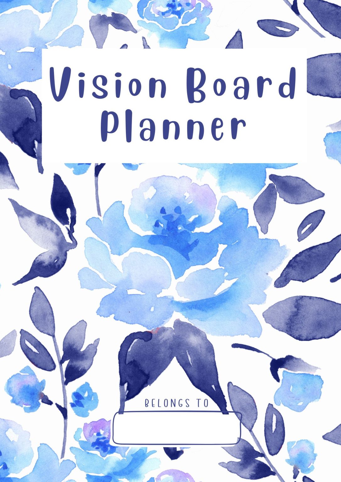 Vision Board Planner Printable – 3-Page Goal Planner - Dear Creatives
