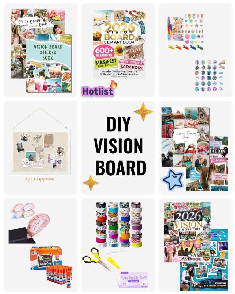 10 Vision Board Tips & The Best Supplies for the New YearDear Creatives